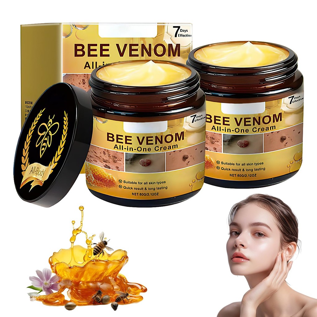 Bee Venom All-in-One cream, Bee Venom Skin Treatment Cream,2025 New ...