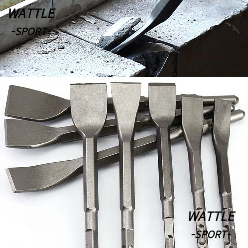 WA-SPORT Curved Flat Chisel, Square Shank Elbow Head Impact Drill Bit ...