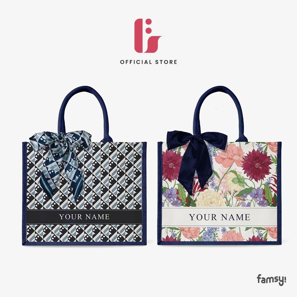 FAMSY Large Tote Bag - Budget Edition (With Name Customization ...