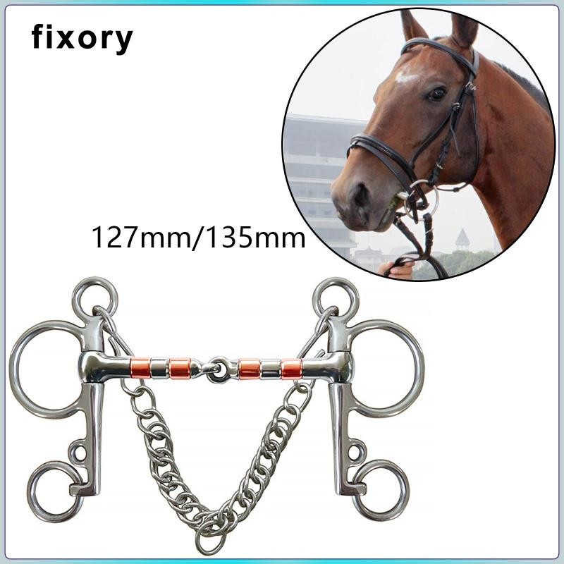 fixory Horse Bit Snaffle Bit All Purpose Walking Horse Bit H Shape ...