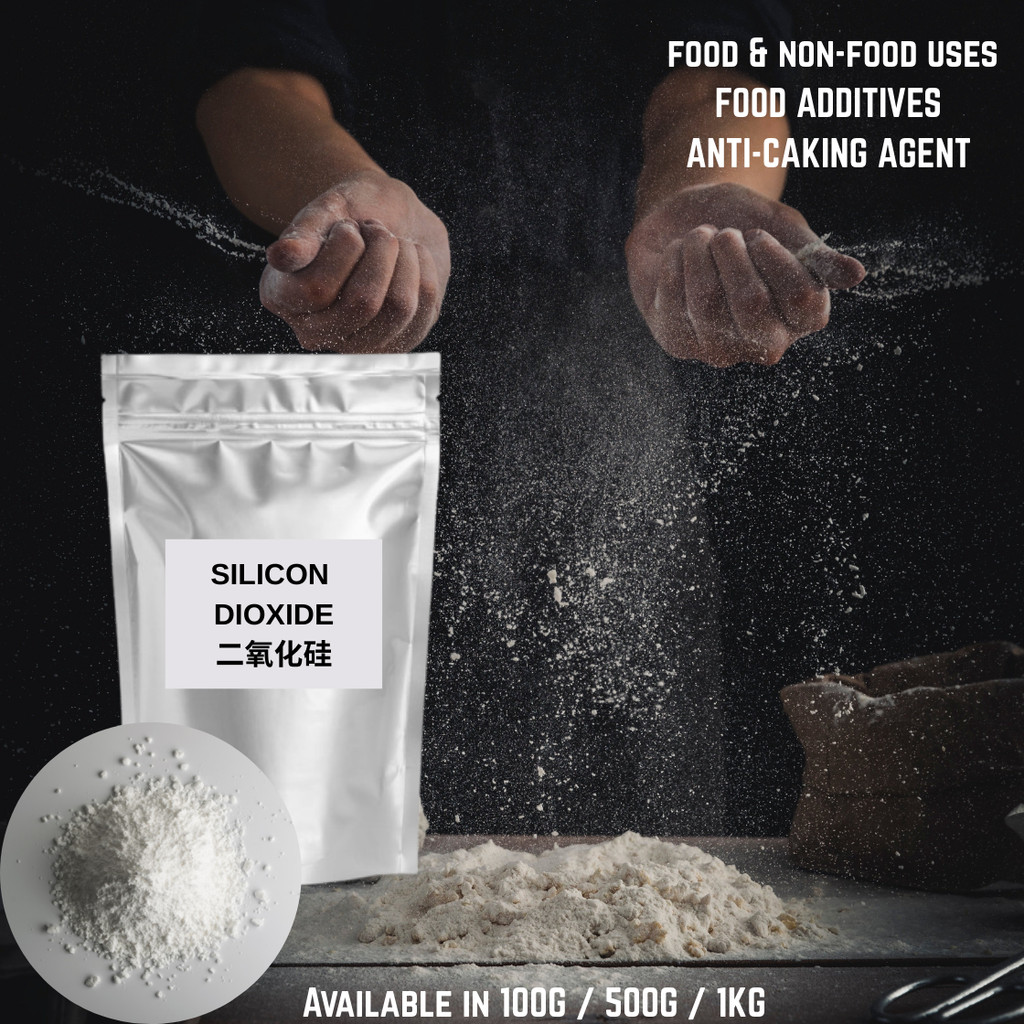 Silicon Dioxide / 二氧化硅 100g I 250g I 500g I 1kg (Food & Non-Food Uses ...