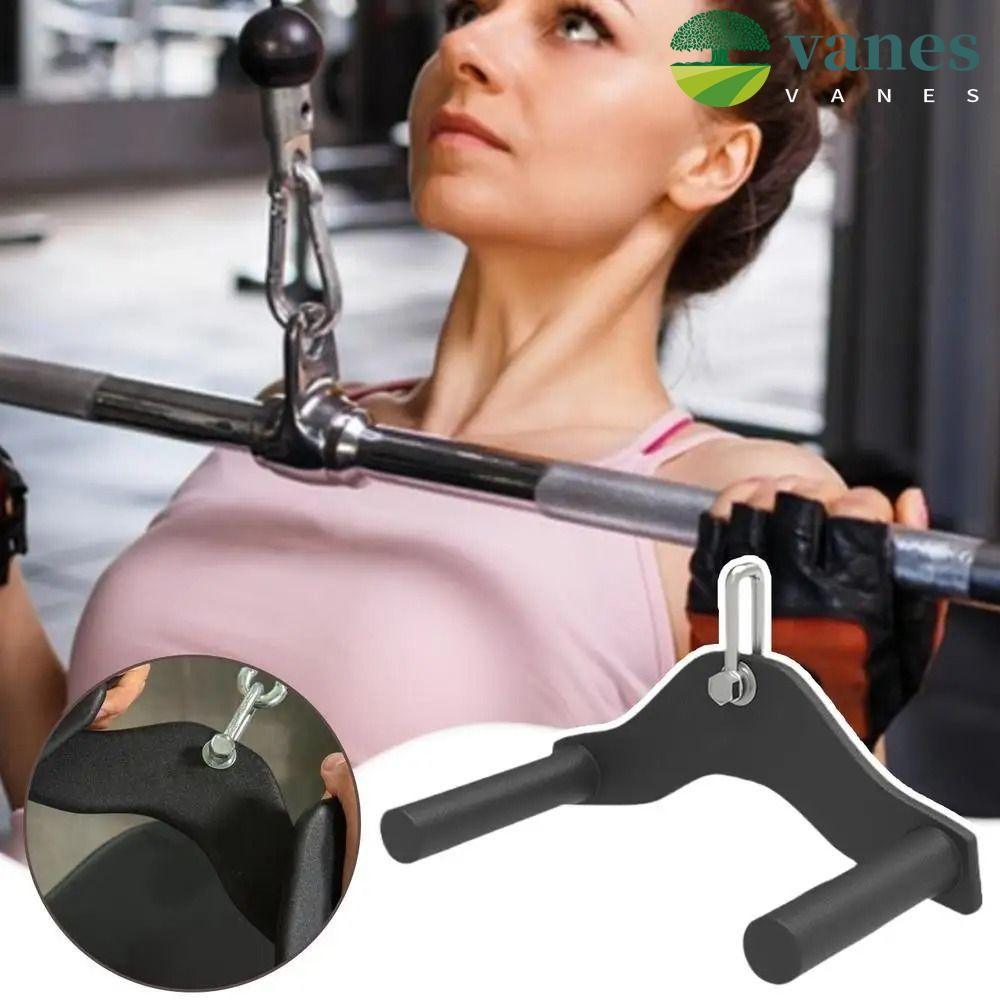VANES Lat Pull Down Bar, Anti-Slippery Fits The Palm Back Muscle Row ...