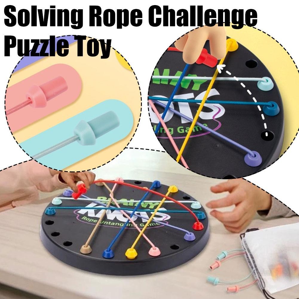 Rope Solving Challenge Educational Toys Rope Solving Games Training ...