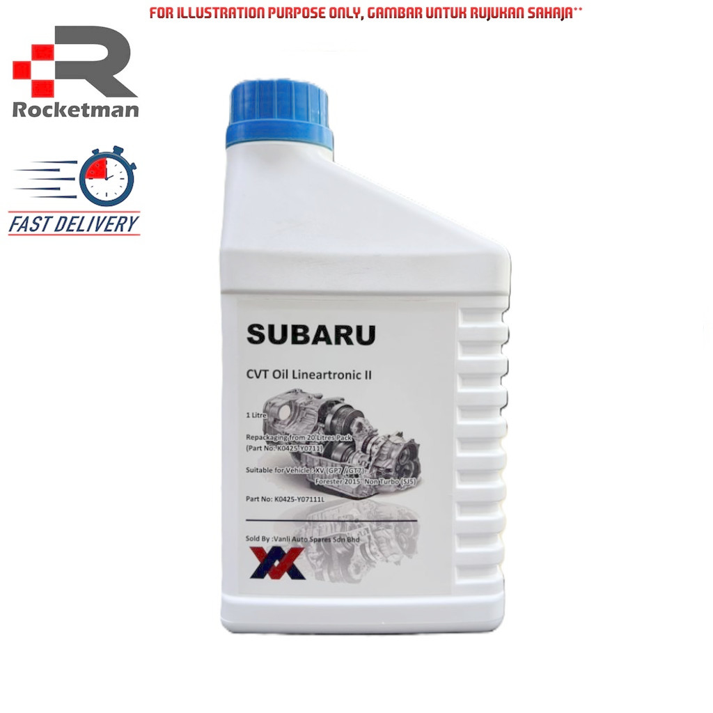 OEM SUBARU CVTF-II (1LITRE) XV FORESTER LEGACY OUTBACK IMPREZA AUTO ...