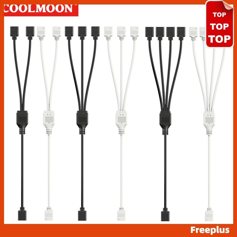 ARGB Splitter Hub 5V 3PIN Connector 1 To 2/3/4 Motherboard Extension ...