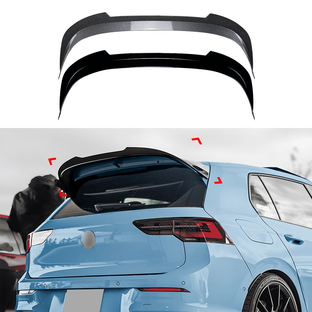 Volkswagen Golf 8 GTI R CS Modified Blade Style Spoiler, Roof Wing ...