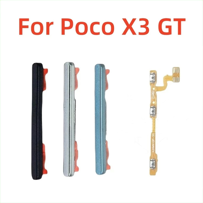 Power Volume Button Flex For Poco X3 GT Switch On Off Volume Flex Cable ...