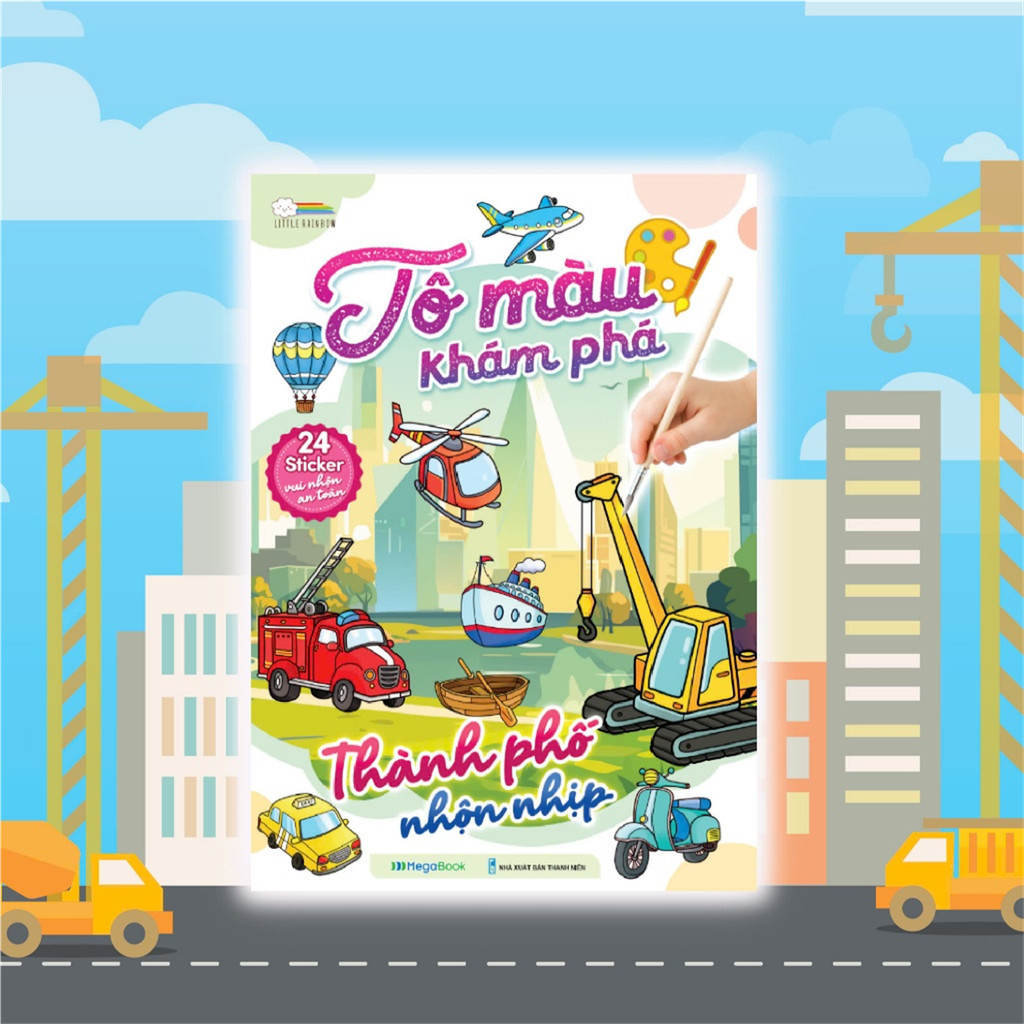 Discovery Coloring Book - Heartbeat City [HCM Bookstore] | Shopee Malaysia
