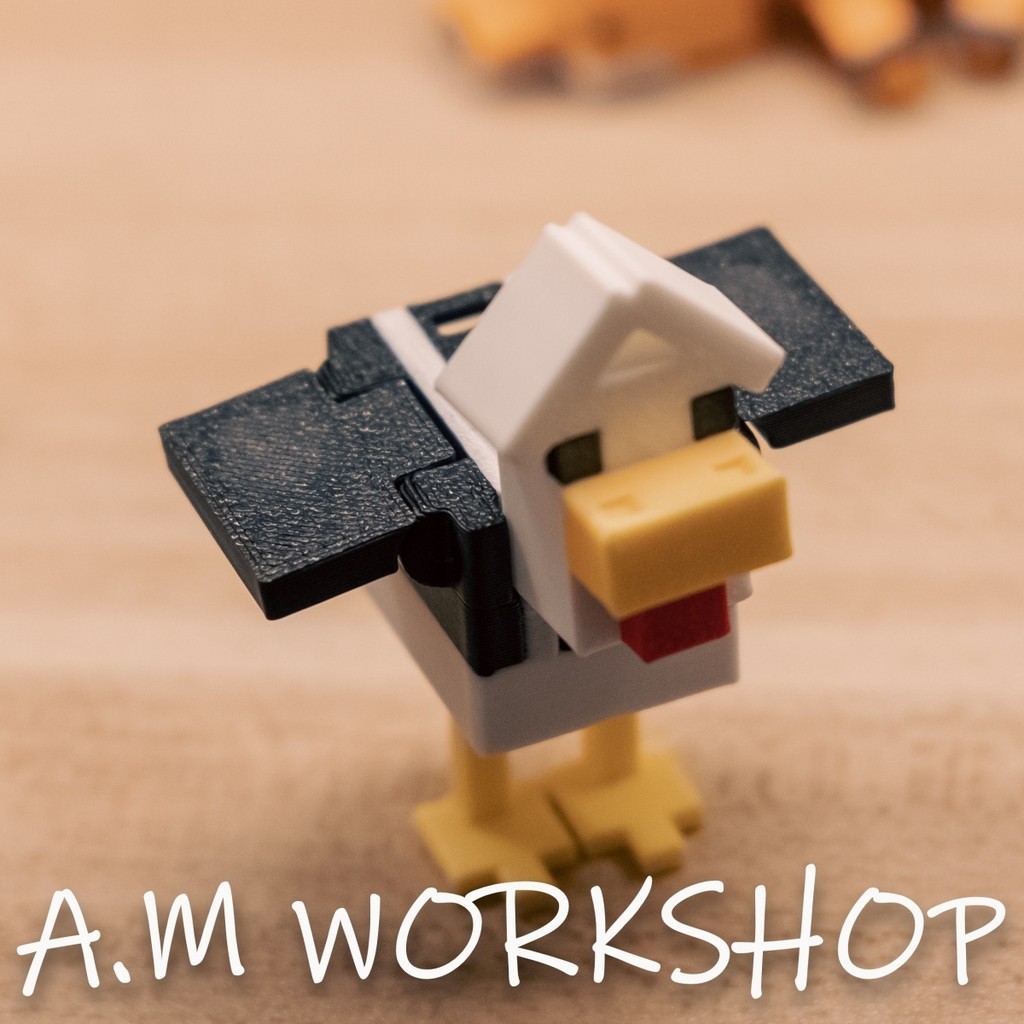 Minecraft Minecraft Minecraft Chicken Kunge Cai Xukun Movable ...