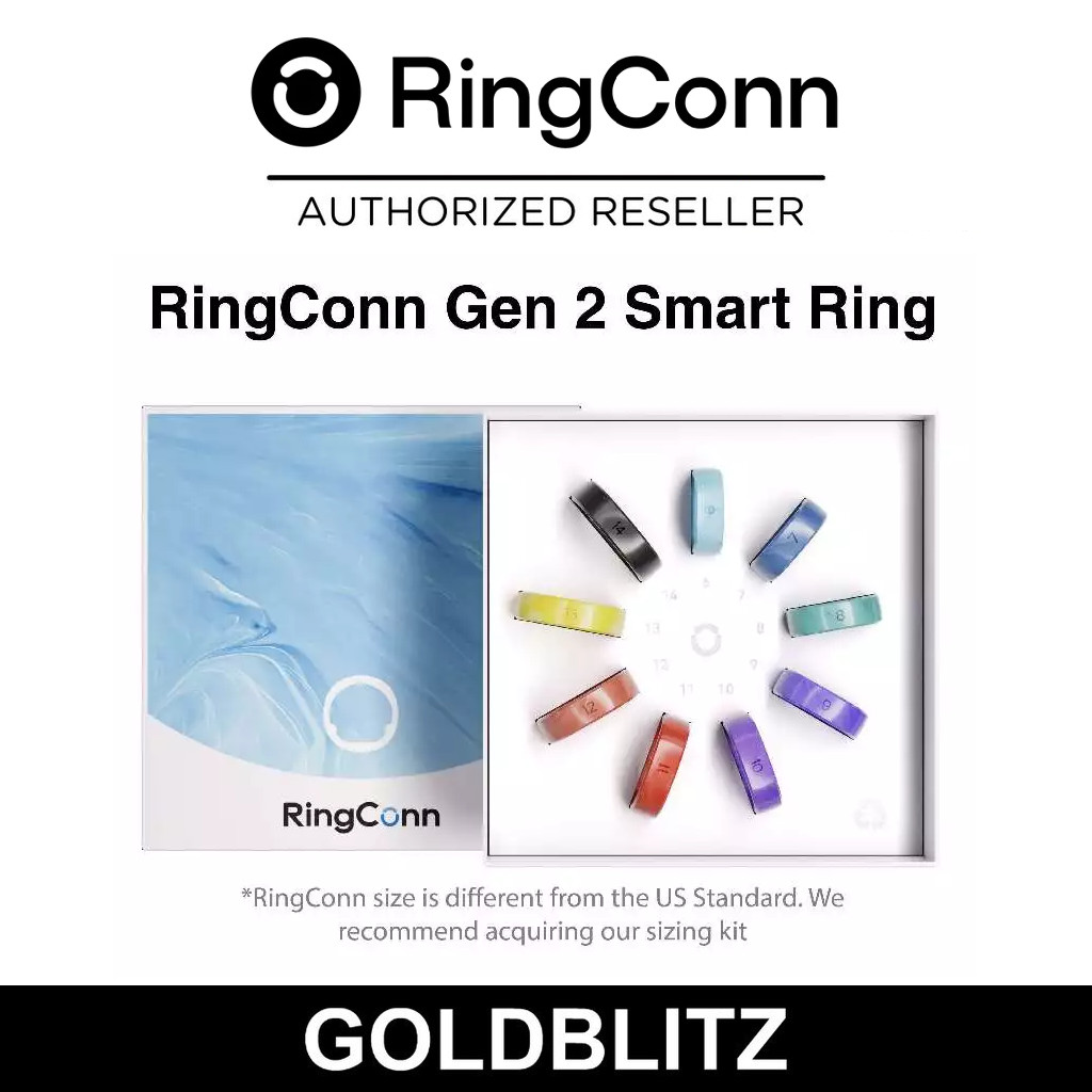 RingConn Smart Ring Gen 2 Air/Gen 2 Sizing Kit accurate wearable ...