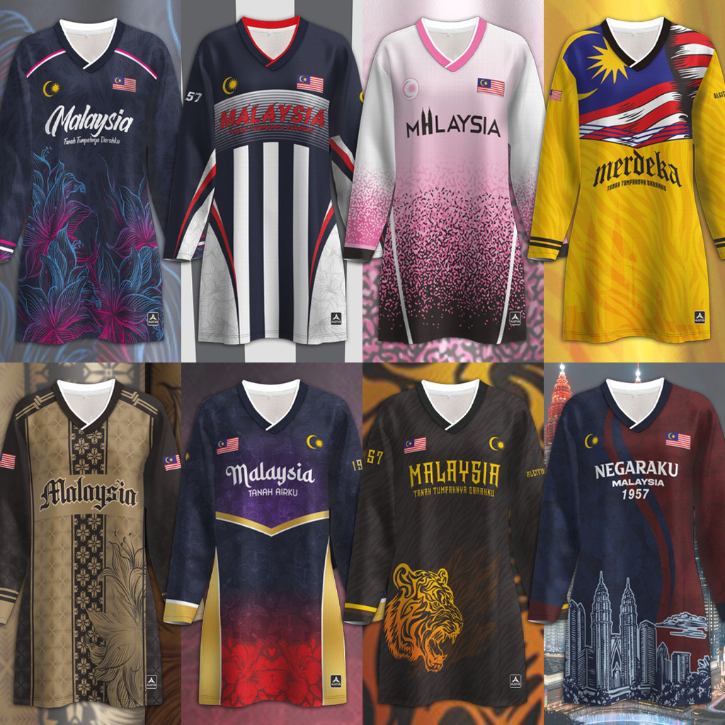 MUSLIMAH MALAYSIA PREMIUM ALGITUS MERDEKA JERSEY DESIGN TERBARU VIRAL ...