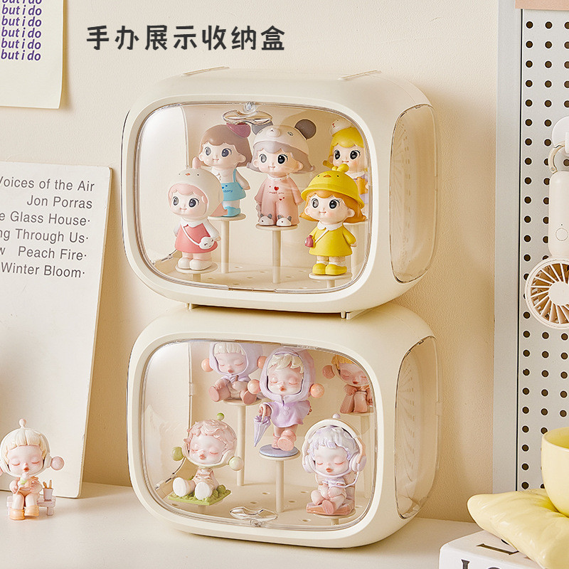 Hand puppet blind box display rack With light space capsule organiser ...