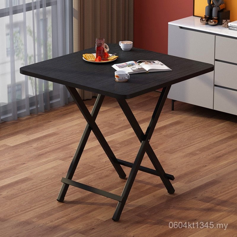 Set Dining Table Eating Simple Square Table Foldable Simple Household ...