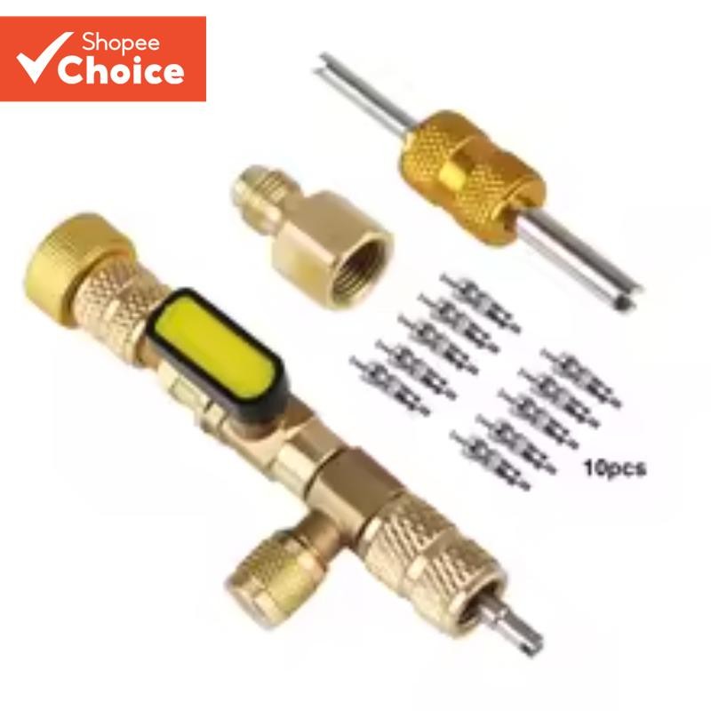 Auto Parts R410/R22 Refrigerant Valve Core Quick Remover Installation ...