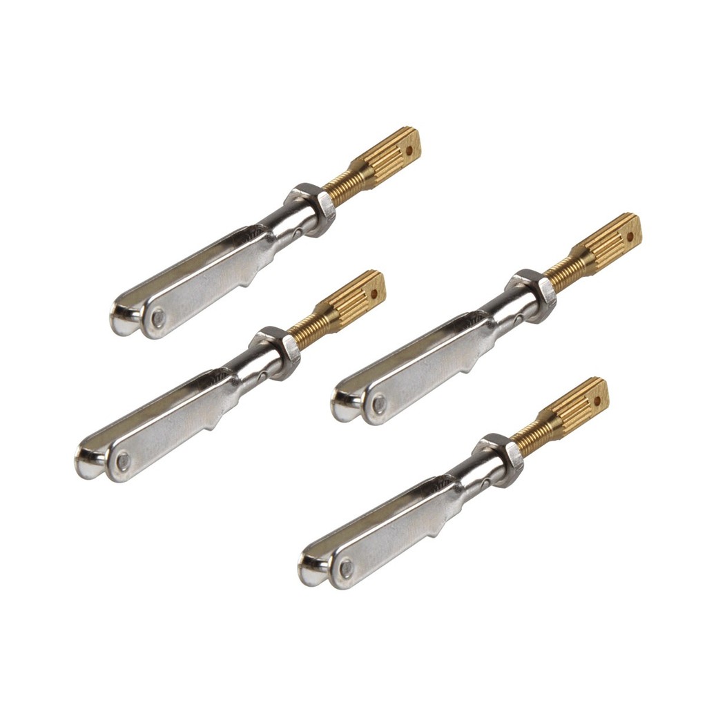 RC Airplane Part, 10 Pcs M2/M3 RC Model Iron Metal Clevis Chuck Pull ...