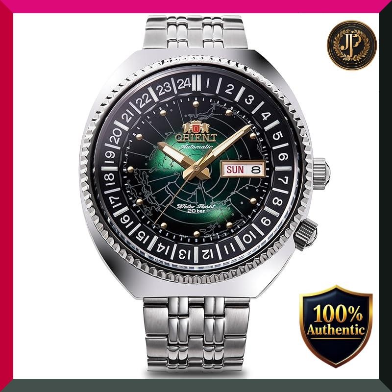 [Orient] ORIENT Automatic Mechanical Watch WORLDMAP World Map Automatic Domestic Manufacturer's ...