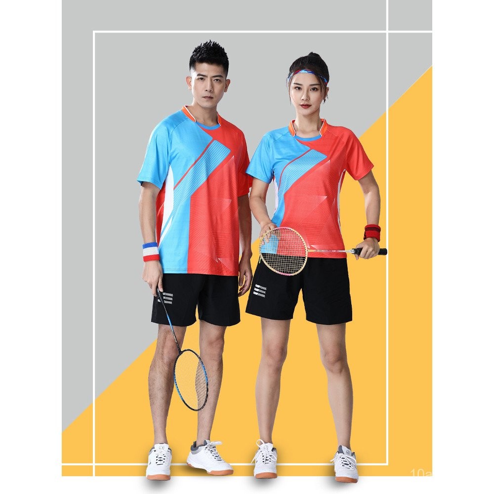 Badminton Uniform 2025 New Style Training Uniform Suit Men Women ...