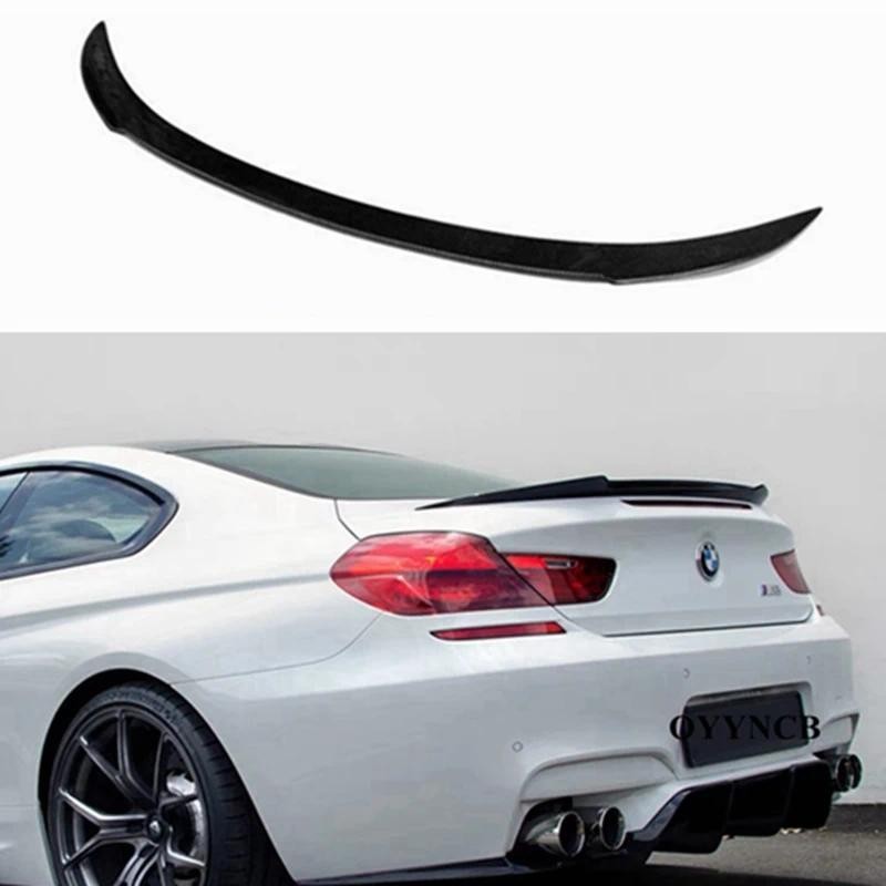 For BMW 6 Series F06 & M6 F12 F13 V Style Carbon Fiber Rear Spoiler ...