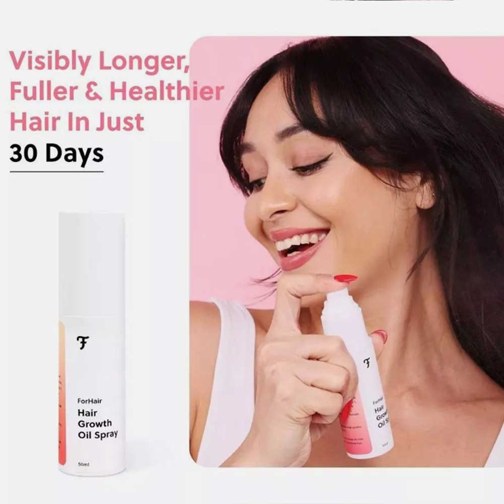 FORCHICS Hair Growth Spray -Non-Greasy Oil & Promote Thicker Natural ...