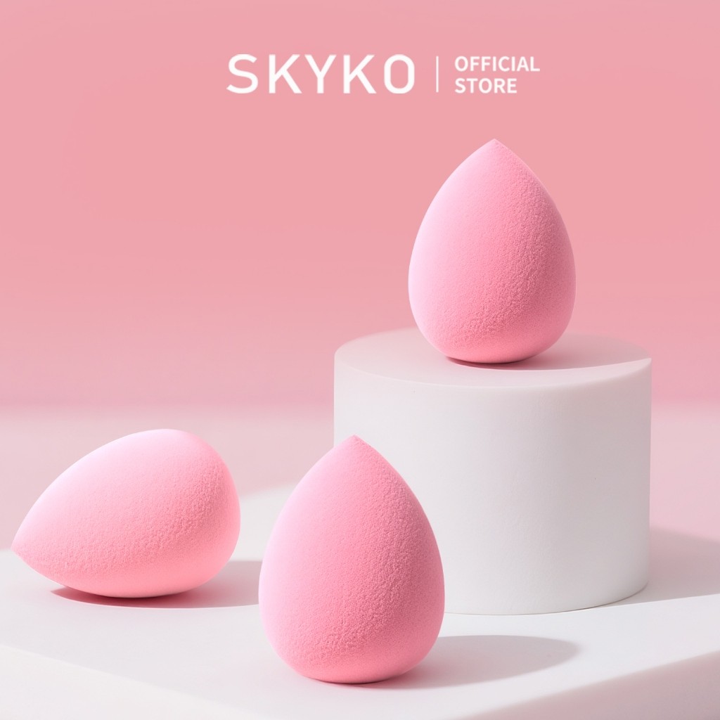 SKYKO Makeup Sponge Dual Use Wet & Dry | Shopee Malaysia