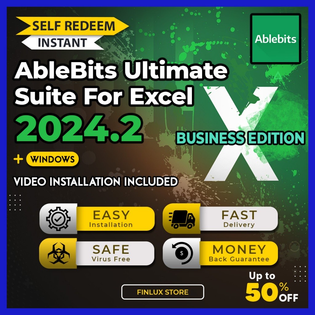 [SELF REDEEM] AbleBits Ultimate Suite for Excel Business Edition v2024 ...