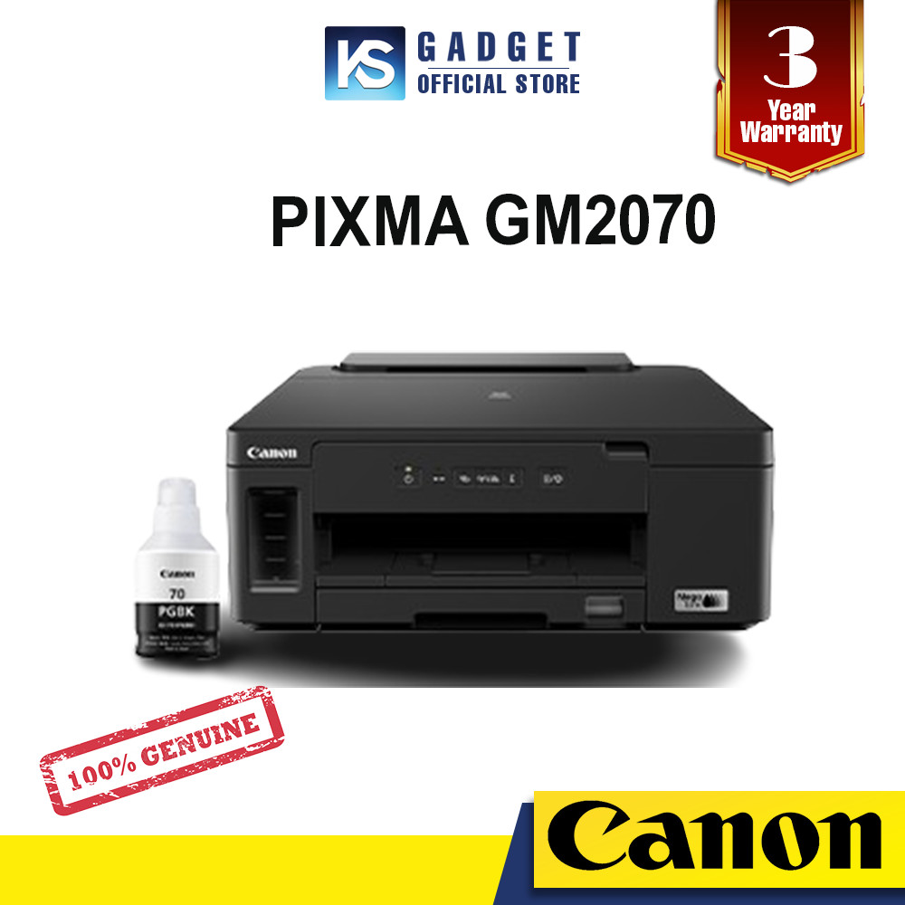 CANON PIXMA GM2070 Refillable Ink Tank Wireless Printer for High Volume ...