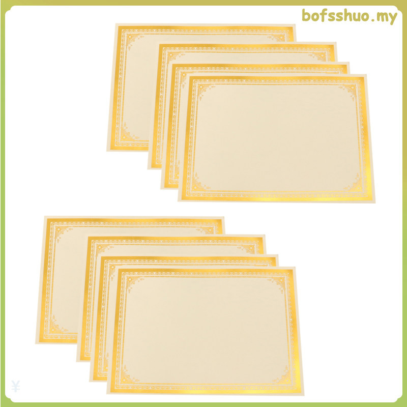 Certificate Paper Assorted Award Certificates Blank Inner Page ...