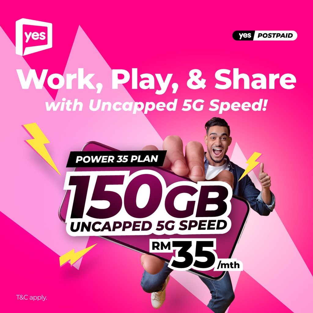 Yes Power 35 Postpaid Plan | Shopee Malaysia