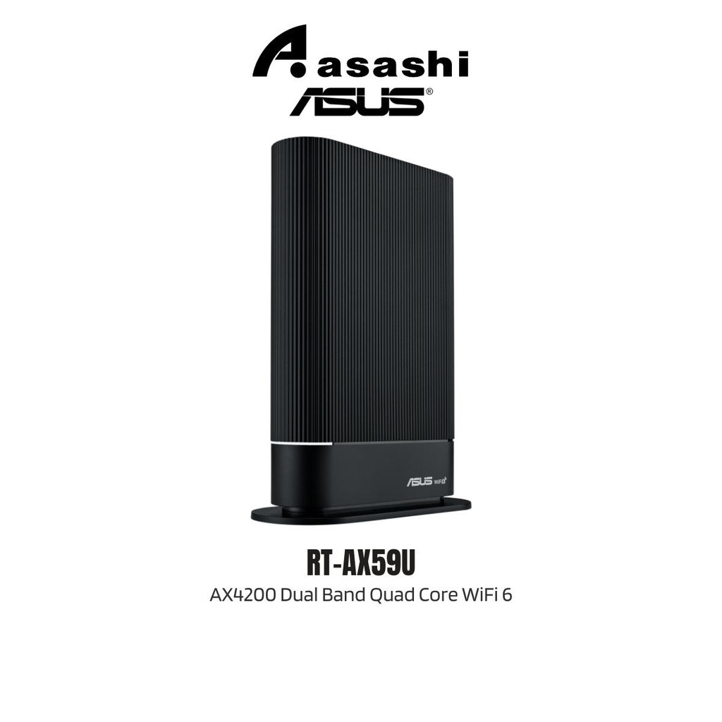 Asus RT-AX59U AX4200 Dual Band Quad Core WiFi 6 (802.11ax) AiMesh ...