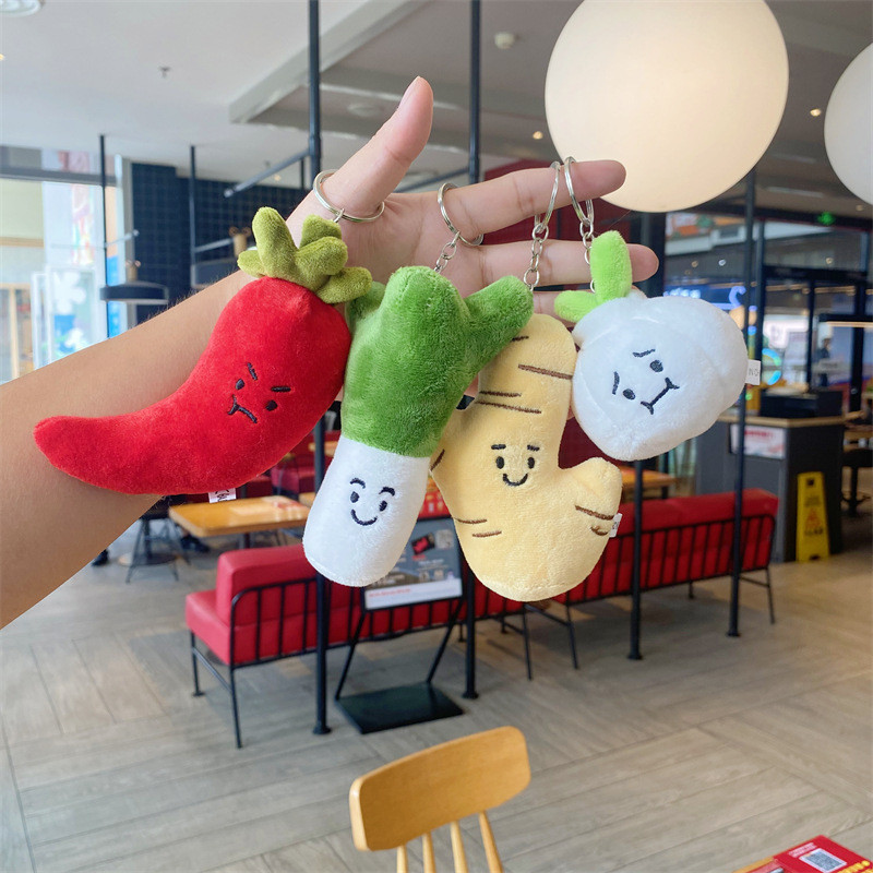 Creative Funny Plush Toy Pendant Harmony Terrier Garlic Bar Onion ...