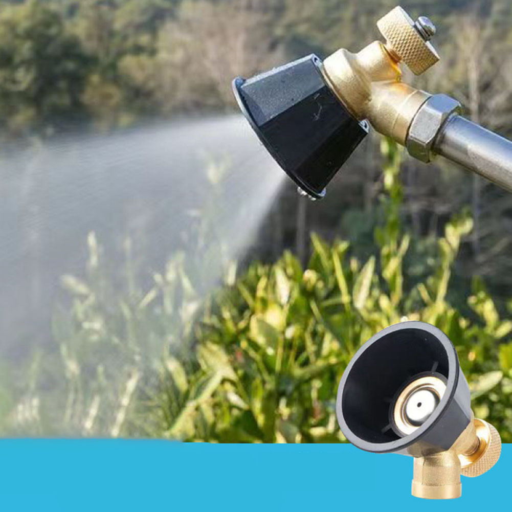 [WELV] Agricultural Atomization Adjustable Nozzle Garden Copper Black ...
