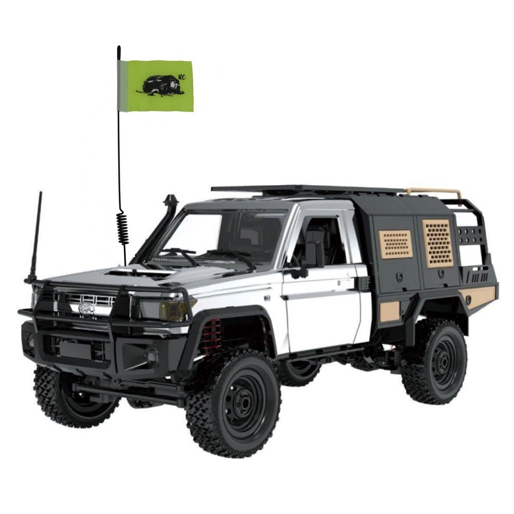 Mk1218 Metal Signal Flags & Poles For Rc Car Green Decorative Model ...