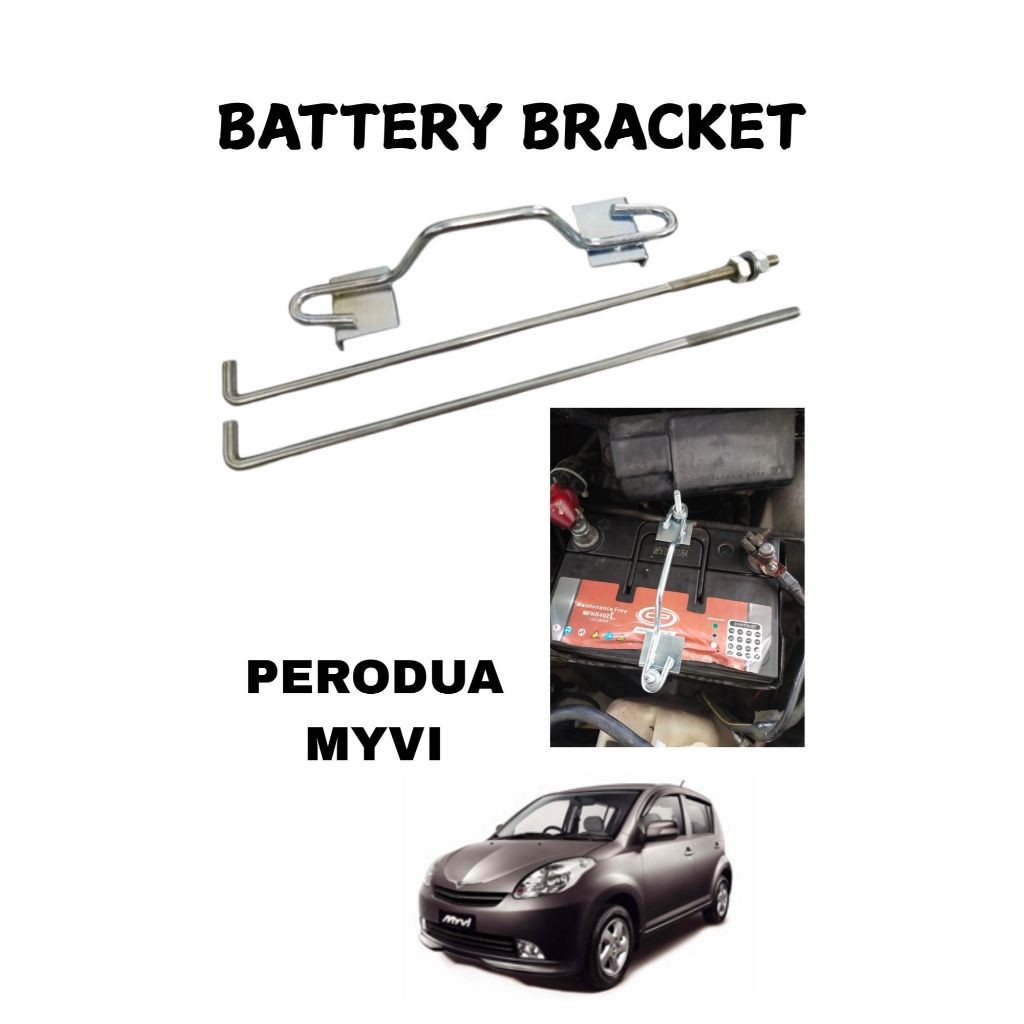 Perodua Myvi Old 2005 Bracket Holder/Besi Pengikat Bateri For 1set ...