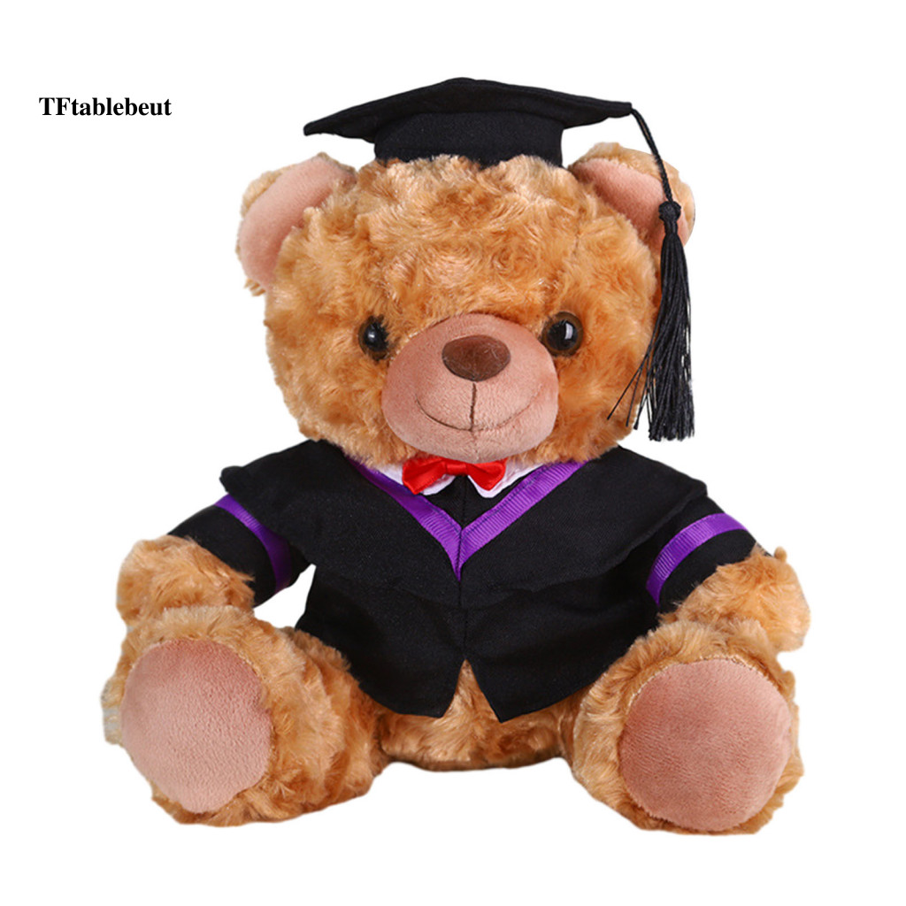 TF* Graduation Teddy Bear Cute Graduation Plush Toy 2025 Graduation Plush Bear Cute Brown ...
