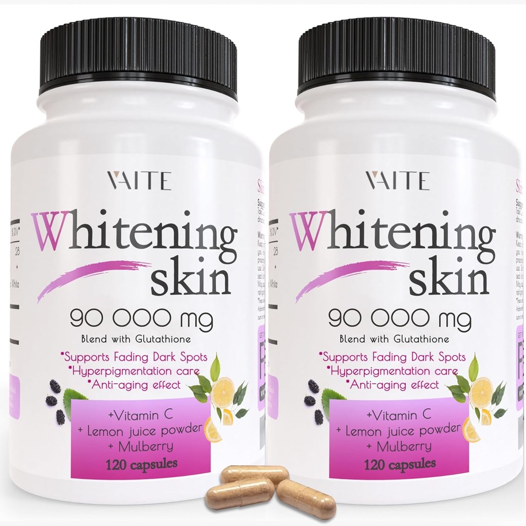 Glutathione Whitening Pills - Dark Spots & Acne Scar Remover - 90000mg ...