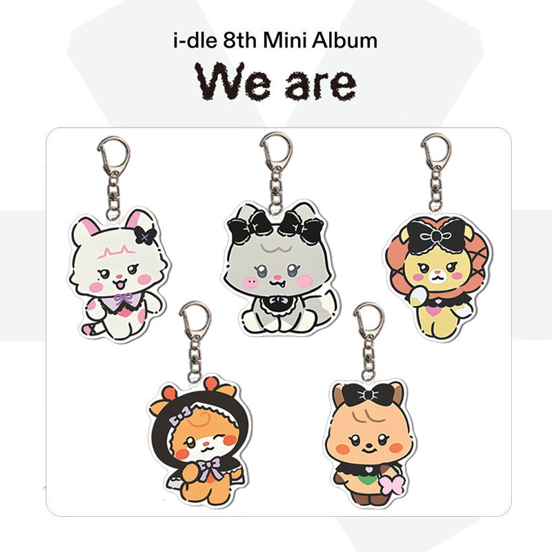 Kpop Idol I-DLE We Are Flash Keychain Acrylic Pendant (G) I-DLE YUQI ...