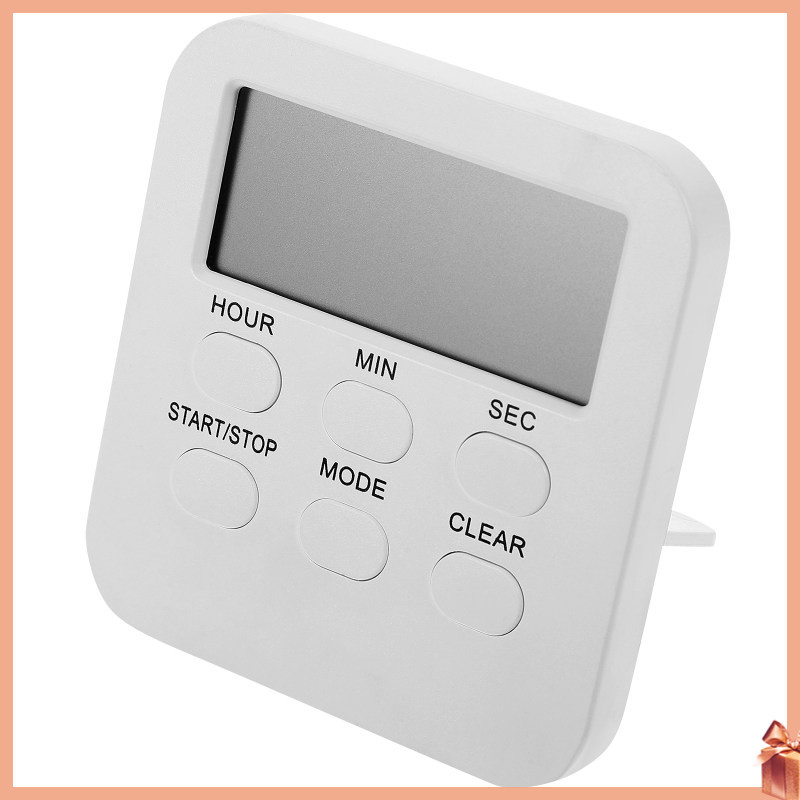Silent Timer Magnetic Digital Reminder Cooking Desktop Clock Mechanical ...