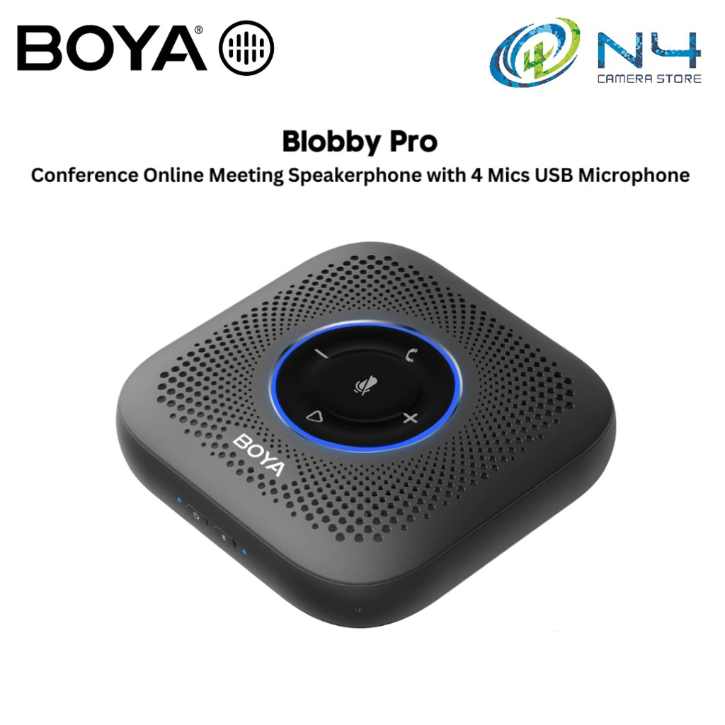 BOYA Blobby Pro Conference Online Meeting Speakerphone with 4 Mics USB Microphone | Shopee Malaysia