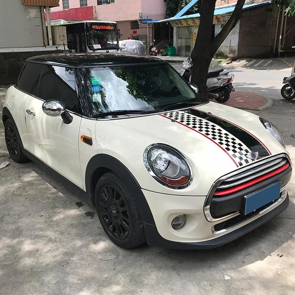 Car Front Hood Rear Trunk Decor Stickers For MINI Cooper S One R55 R56 ...