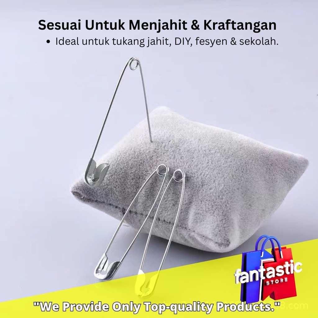 【𝗦𝗵𝗼𝗽𝗲𝗲 𝗖𝗵𝗼𝗶𝗰𝗲】 Jarum Pin Peniti Safety Pins DIY Rustproof Buckle Pin ...