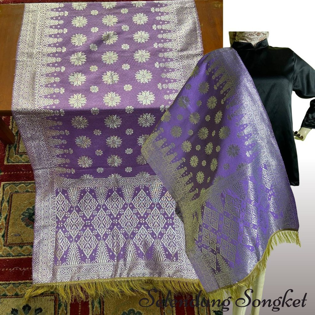 Yoko Songket - Typical Palembang ATBM Songket Shawls in Various ...