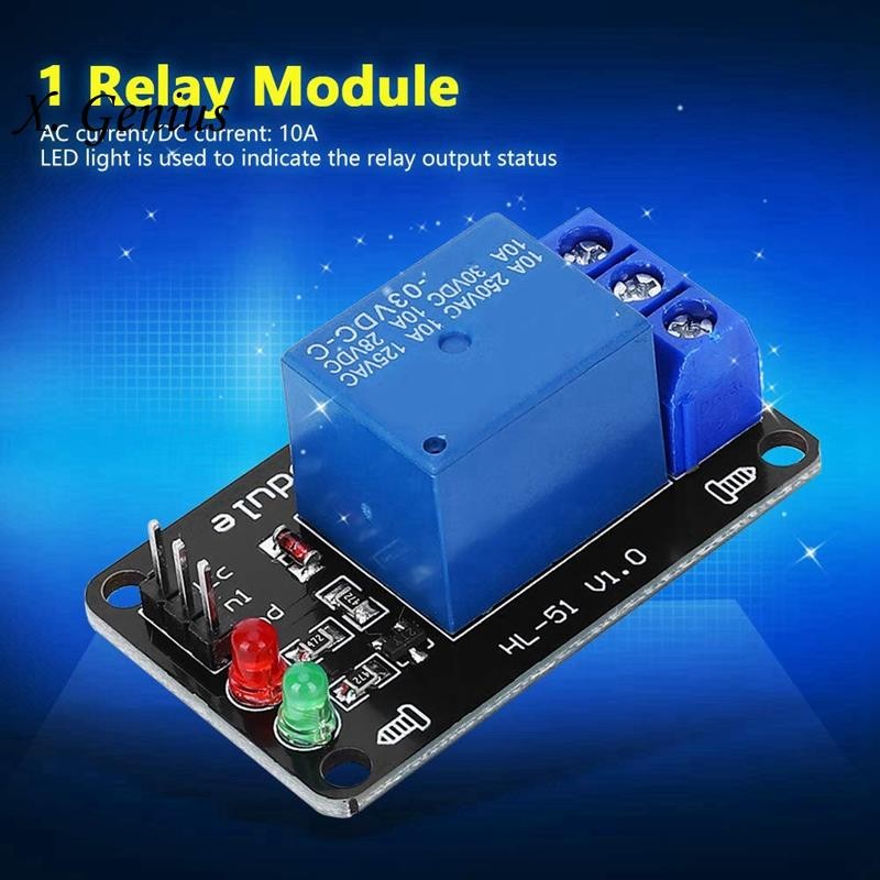 1-Way Relay Driver Module with LED Indicator Microcontroller Compatible ...