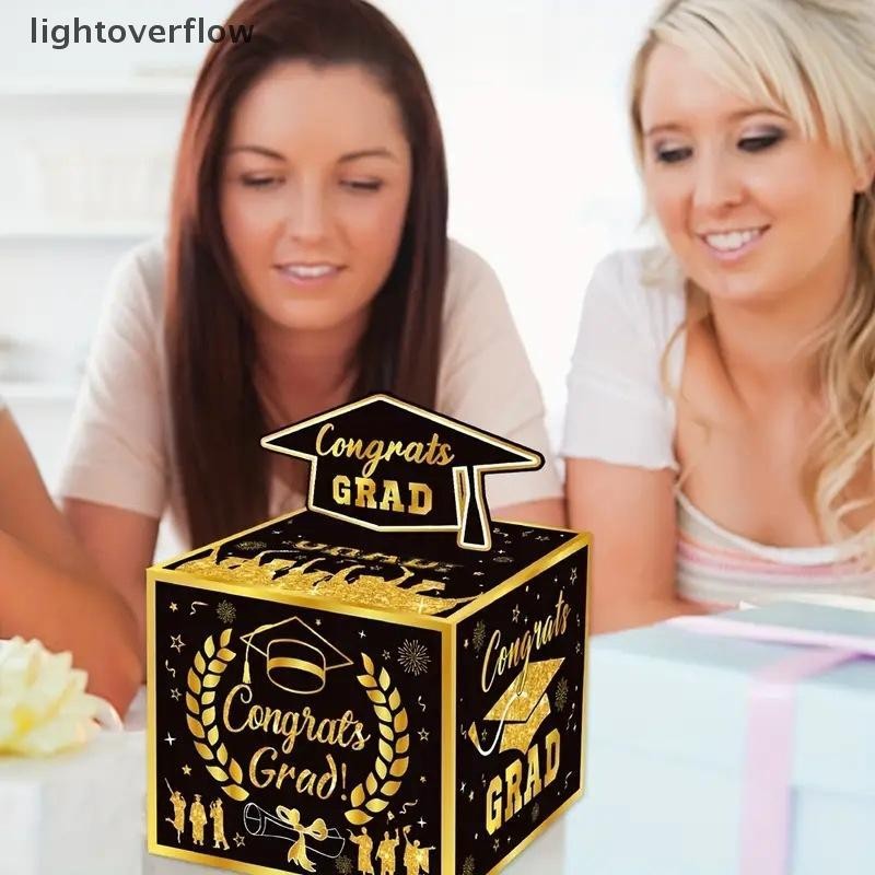 [lightoverflow] 1 Set Happy Graduation Money Box Graduation Gift Pull ...