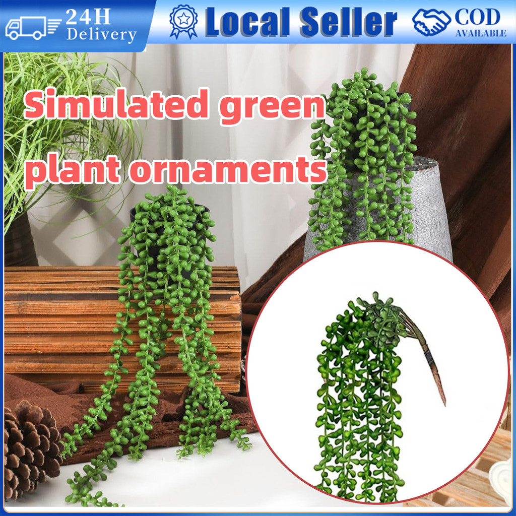 68CM Artificial Plants Home Decoration Succulent Ivy Greening Wall ...