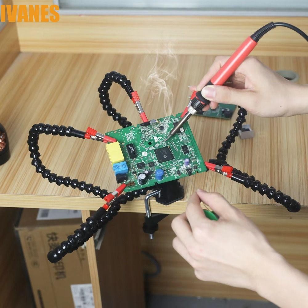 IVANES Third Hand Tool, Soldering Non-slip Helping Hands Tool, Table ...