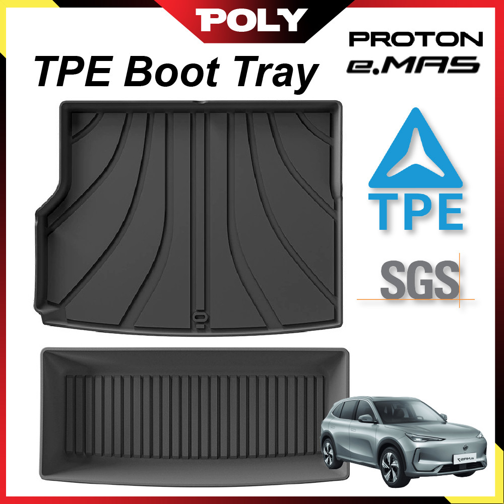 Proton eMAS 7 Boot Tray TPE TPE Waterproof Rear Lower Storage Tray eMAS ...