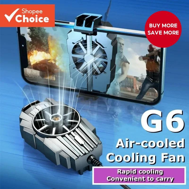 G6 Mobile Phone Cooler Clip Turbo Quiet Game Pad Holder Stand Mute ...