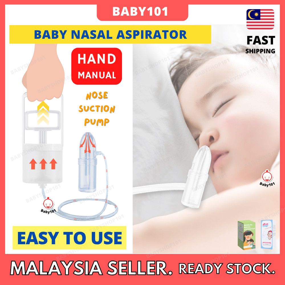 【Baby101】Baby Nasal Nose Suction Nose Cleaner Booger Remover Penyedut ...