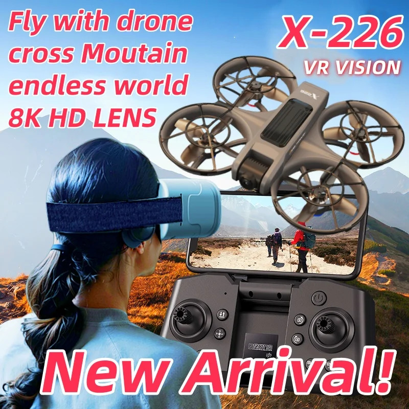 Hot Sales New Drone VR Professional 8KHD Camera Brushless Motor Optical ...