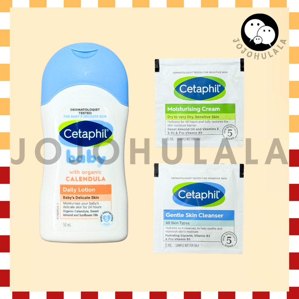 Cetaphil Sample Gift Gentle Skin Cleanser Moisturising Cream Sachet ...